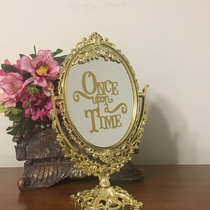 Once Upon a Time/fairytale Mirror Sign/once Upon a Time/mirror Sign ...