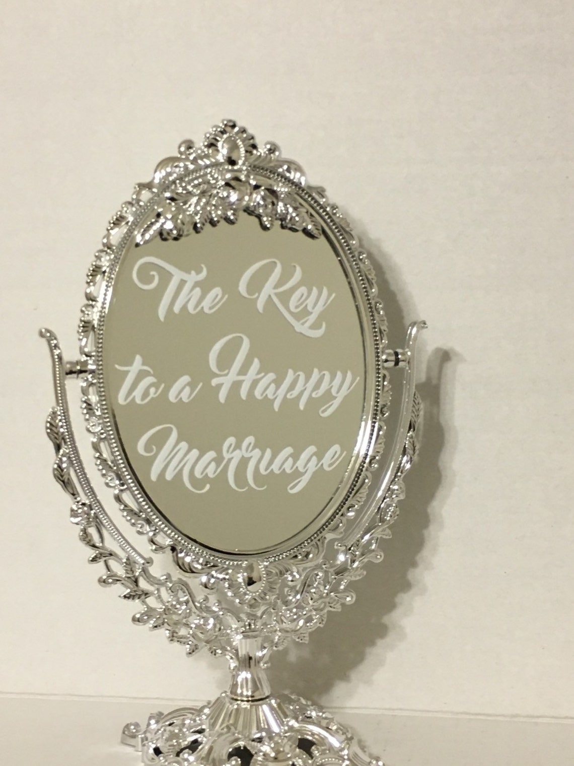 The Key to a Happy Marriage/ Wedding Mirror Sign/wedding - Etsy