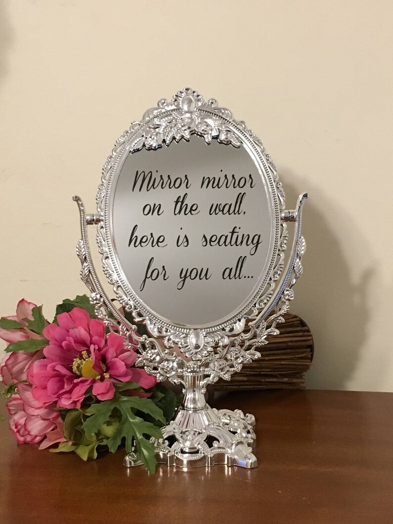 Mirror mirror on the wall here's seating for you all | Etsy