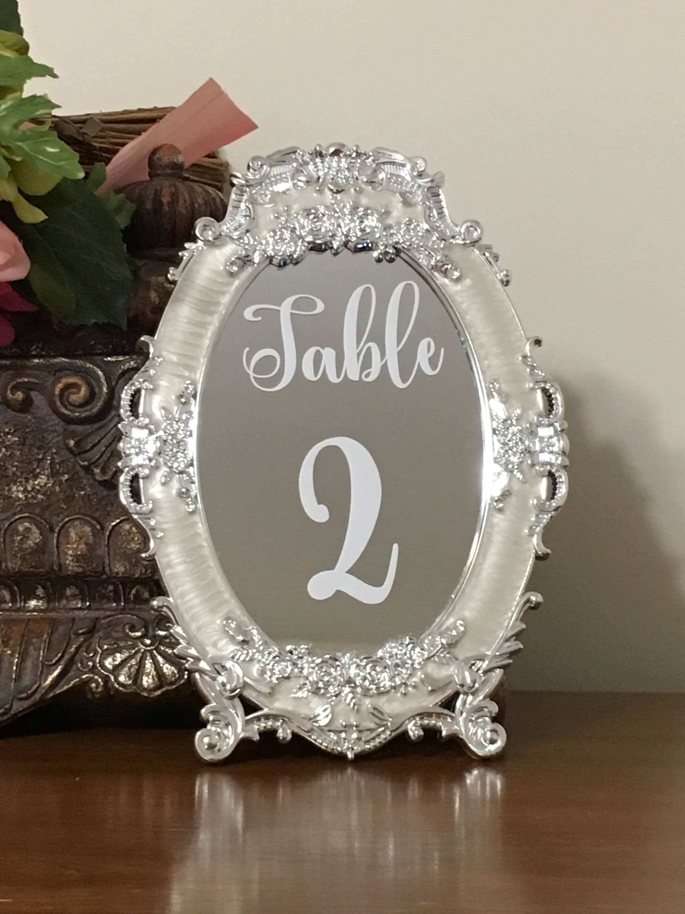 Fancy Table Numbers