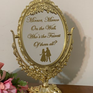 Mirror Mirror on the Wall Who's the Fairest of Them All Mirror Sign ...