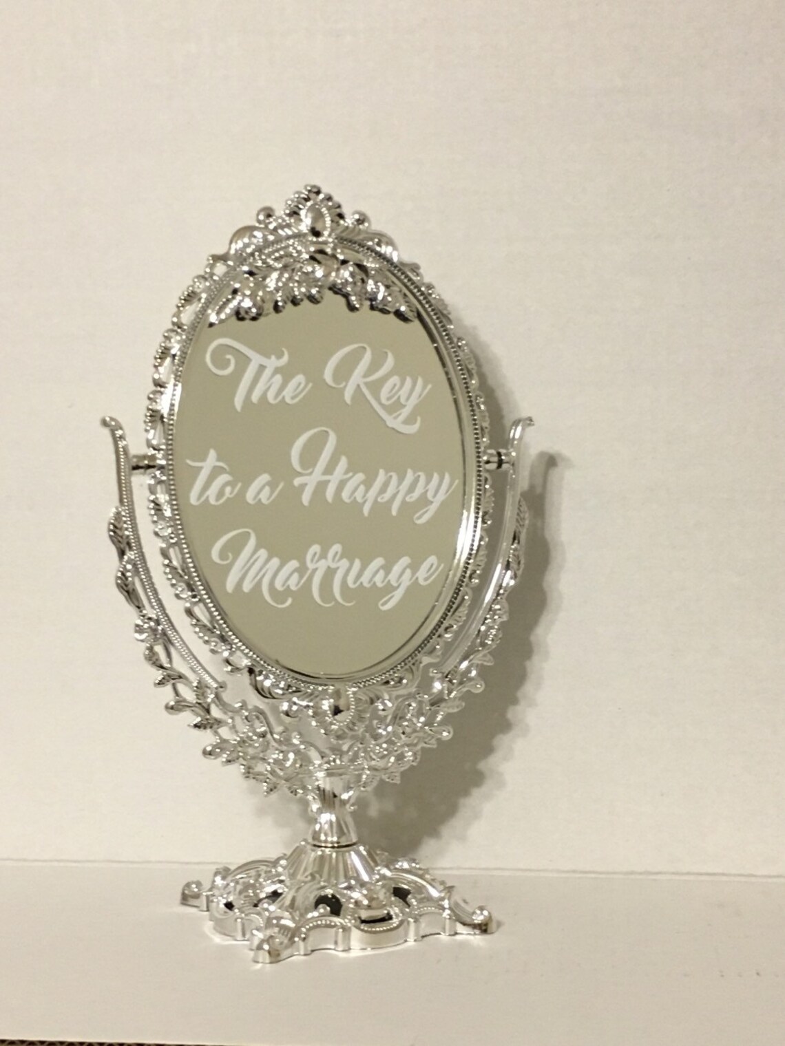 The Key to a Happy Marriage/ Wedding Mirror Sign/wedding - Etsy