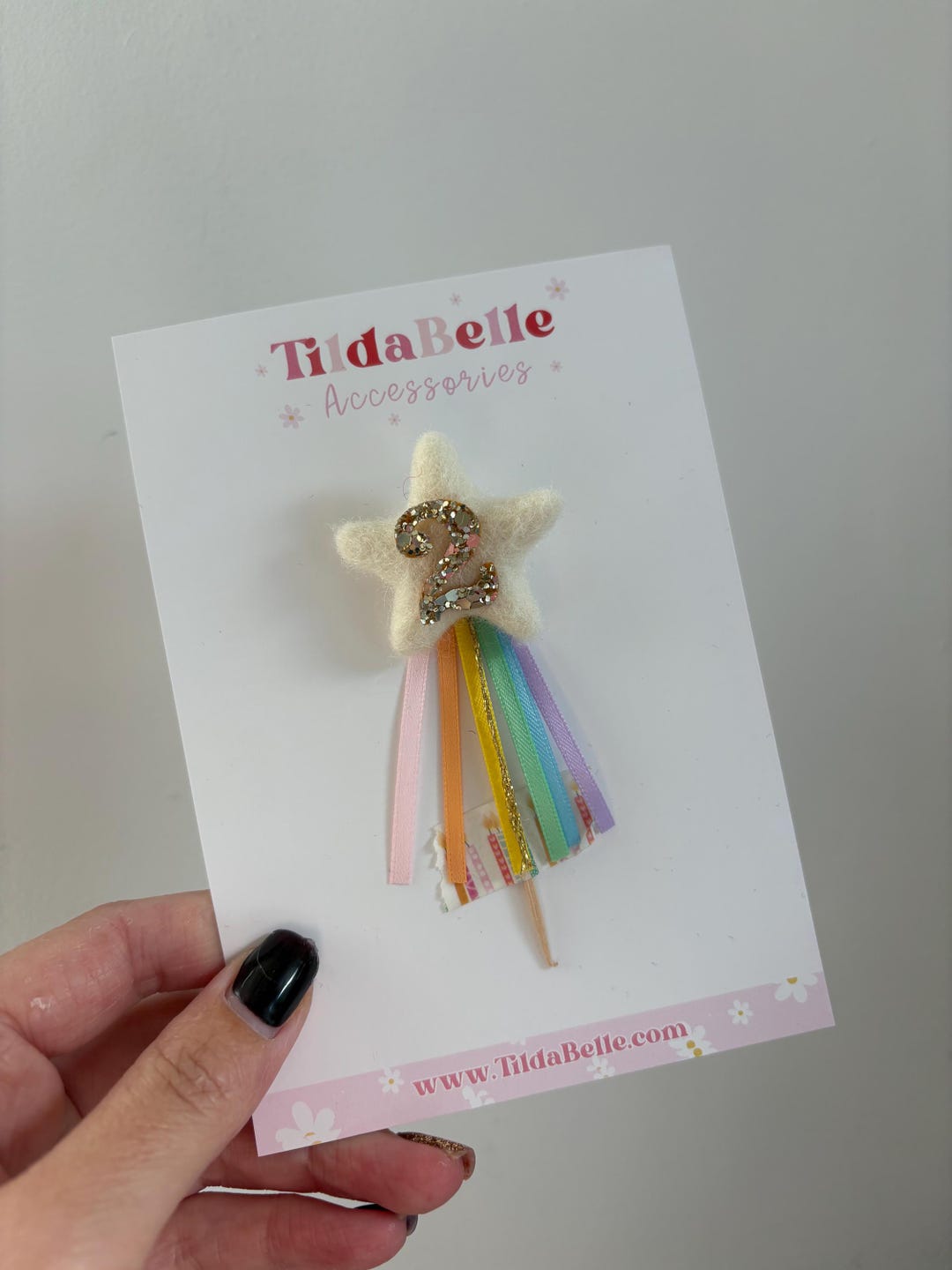 Star Cake Topper Pick. Rainbow Tassles. Birthday Cake. - Etsy