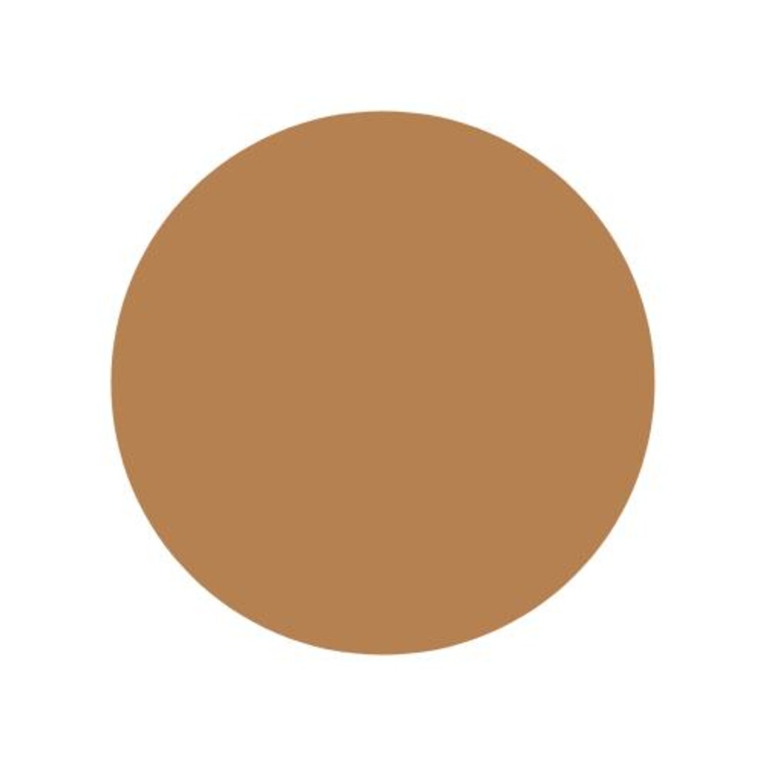 2.5-inch Round Direct Thermal Tan Labels With a 1" Core, Adhesive, 500 ...