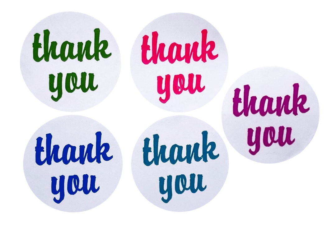 TEAL (only) | Thank You Labels | Appreciation Recognition Gratitude ...