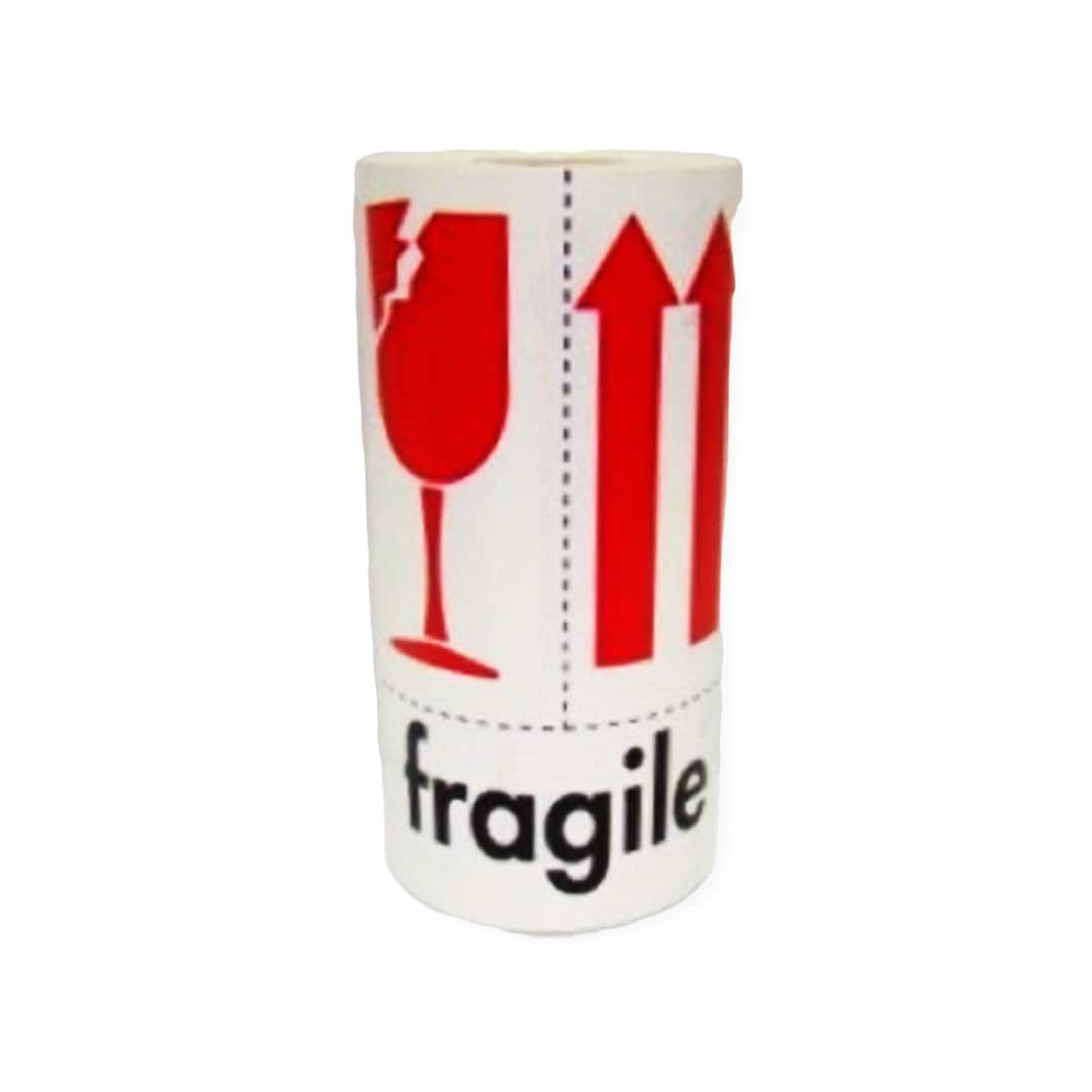 Fragile Cracked Glass This Side up Labels | Shipping Warning Handling ...