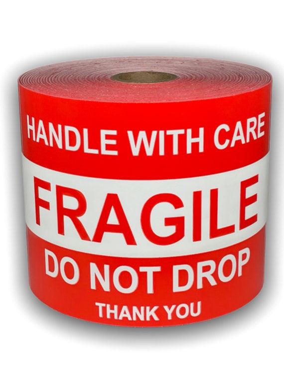 Fragile Do Not Drop Thank You Labels Shipping Warning - Etsy