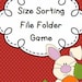 Food Size Sorting File Folder Game - Etsy