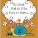 Number Match File Folder Game | Etsy
