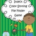 Insect Color Sorting File Folder Game - Etsy