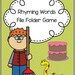 Rhyming Words File Folder Game | Etsy