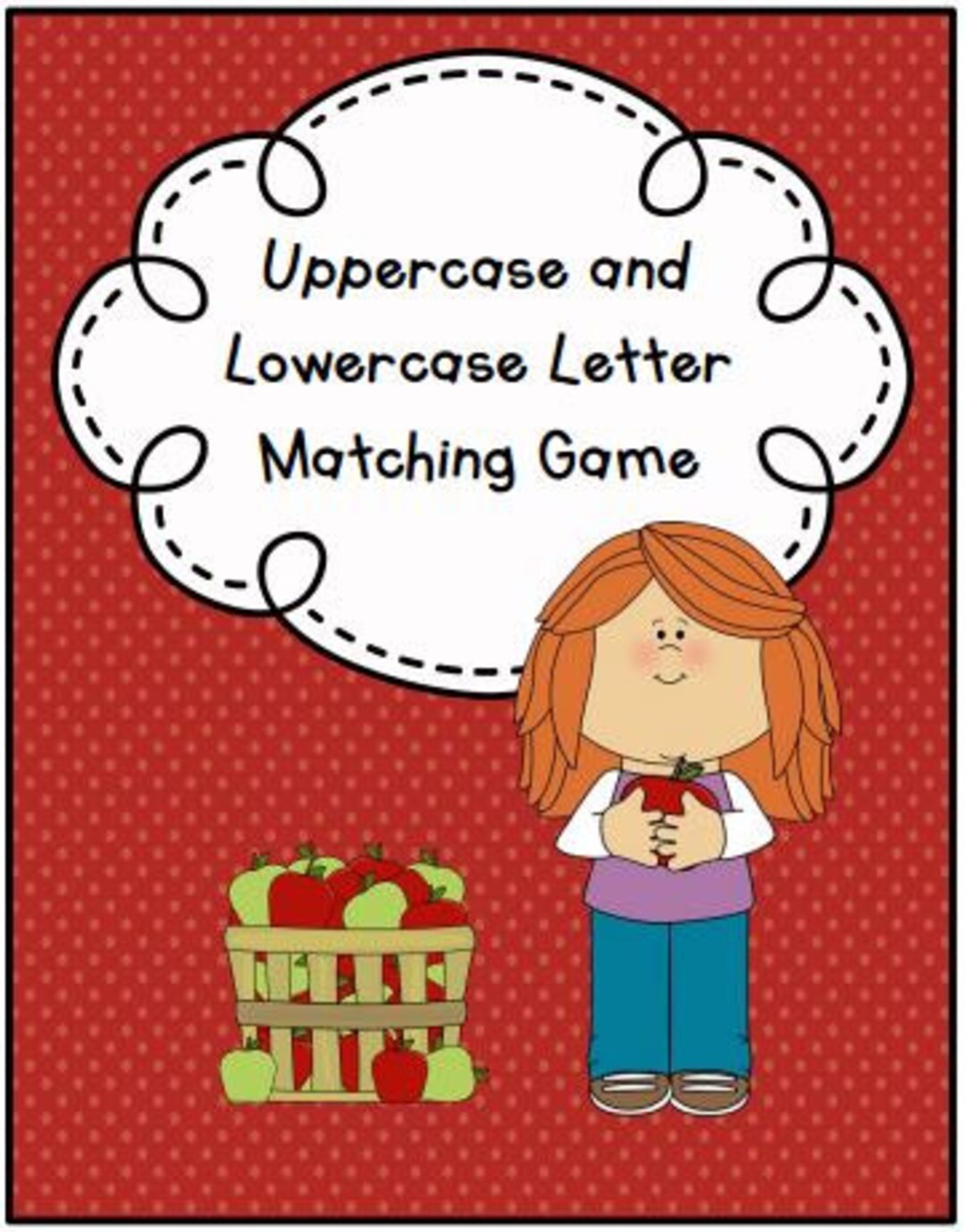 Uppercase to Lowercase Letter Matching File Folder Game - Etsy