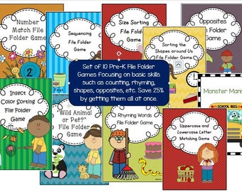 File Folder Game | Etsy