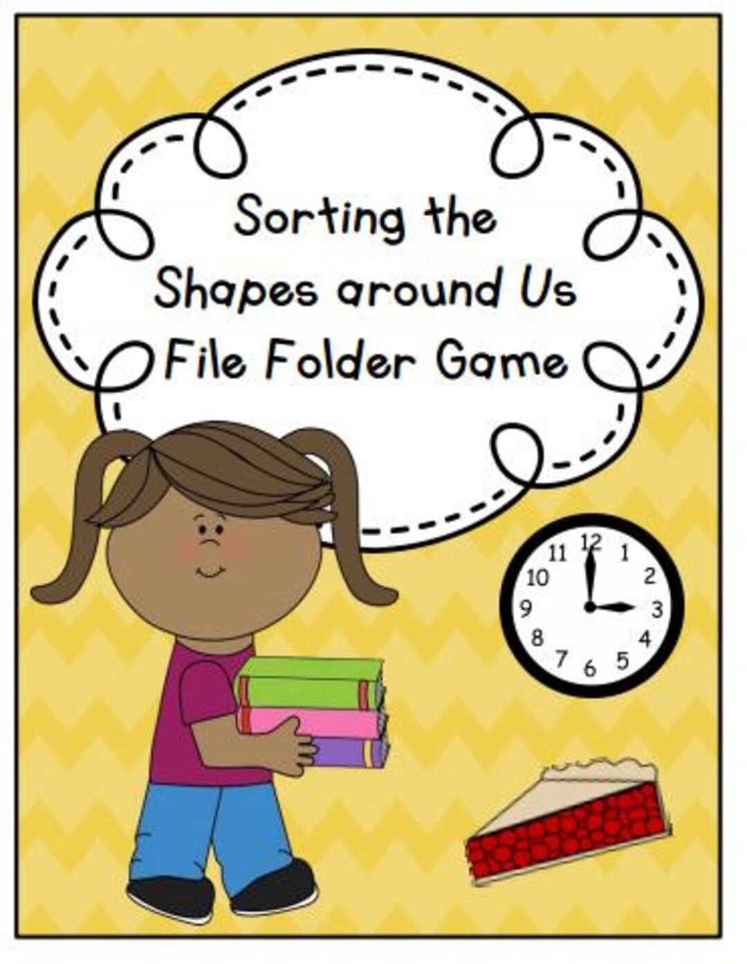 Shape Sorting File Folder Game - Etsy