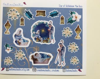 Star of Bethlehem Sticker - Etsy