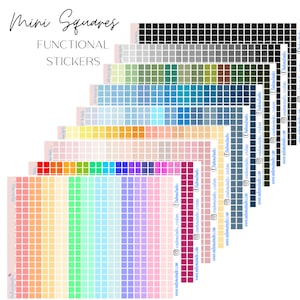 Mini Squares - Etsy UK