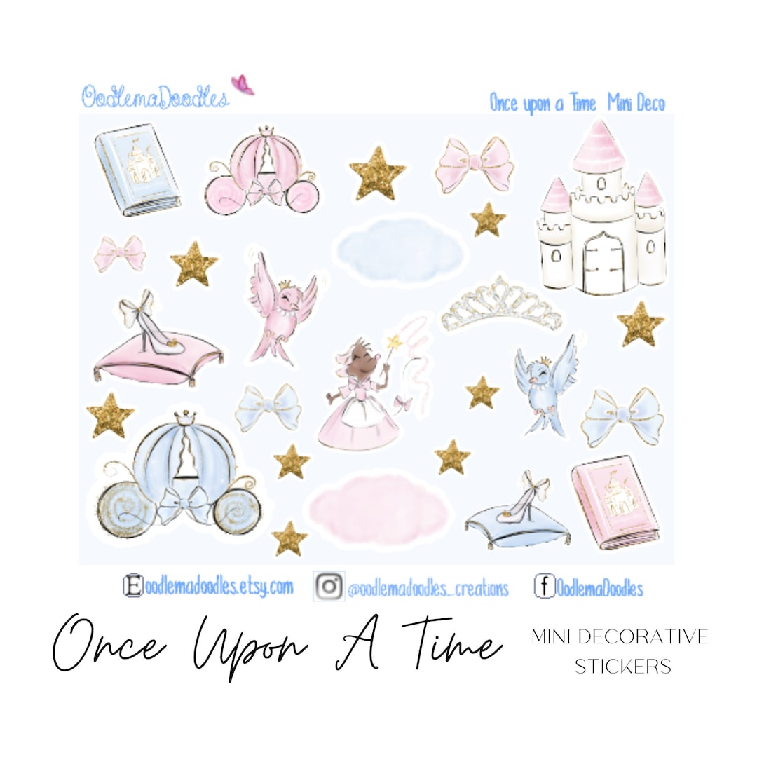 Once Upon a Time Decorative Stickers - Etsy