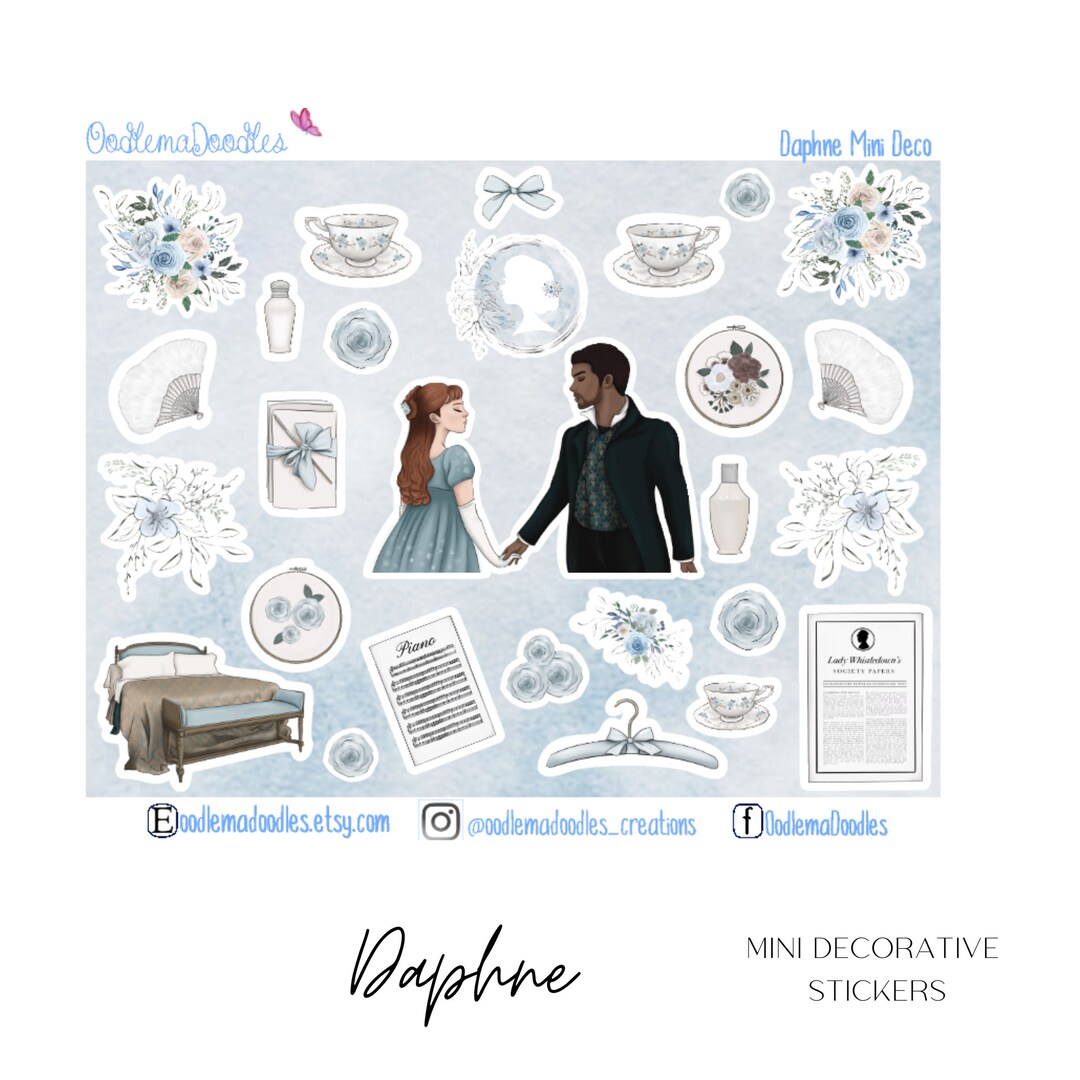 Daphne | Mini Decorative Planner Stickers, Duke - Etsy