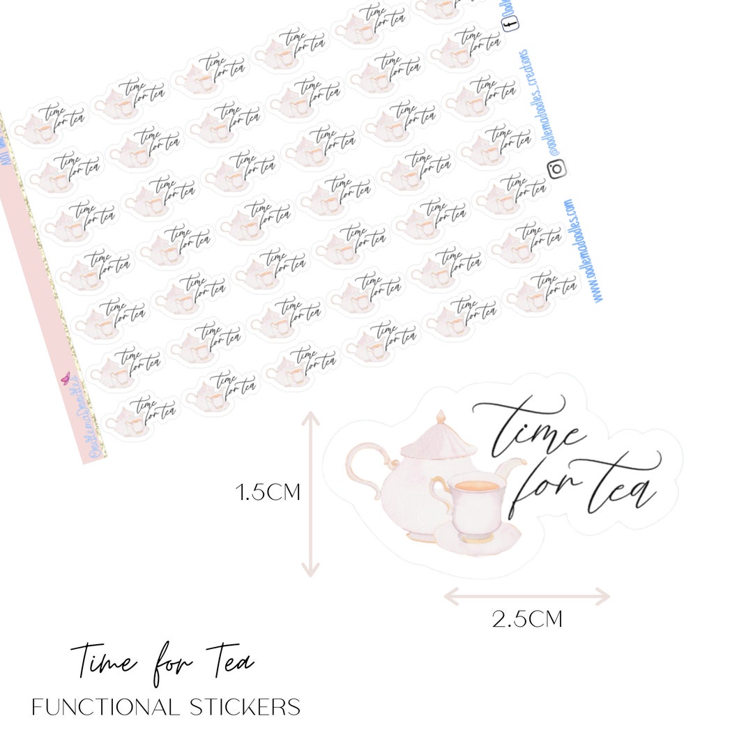 Time for Tea Functional Sheet - Etsy