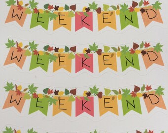 Weekend Banner | Etsy