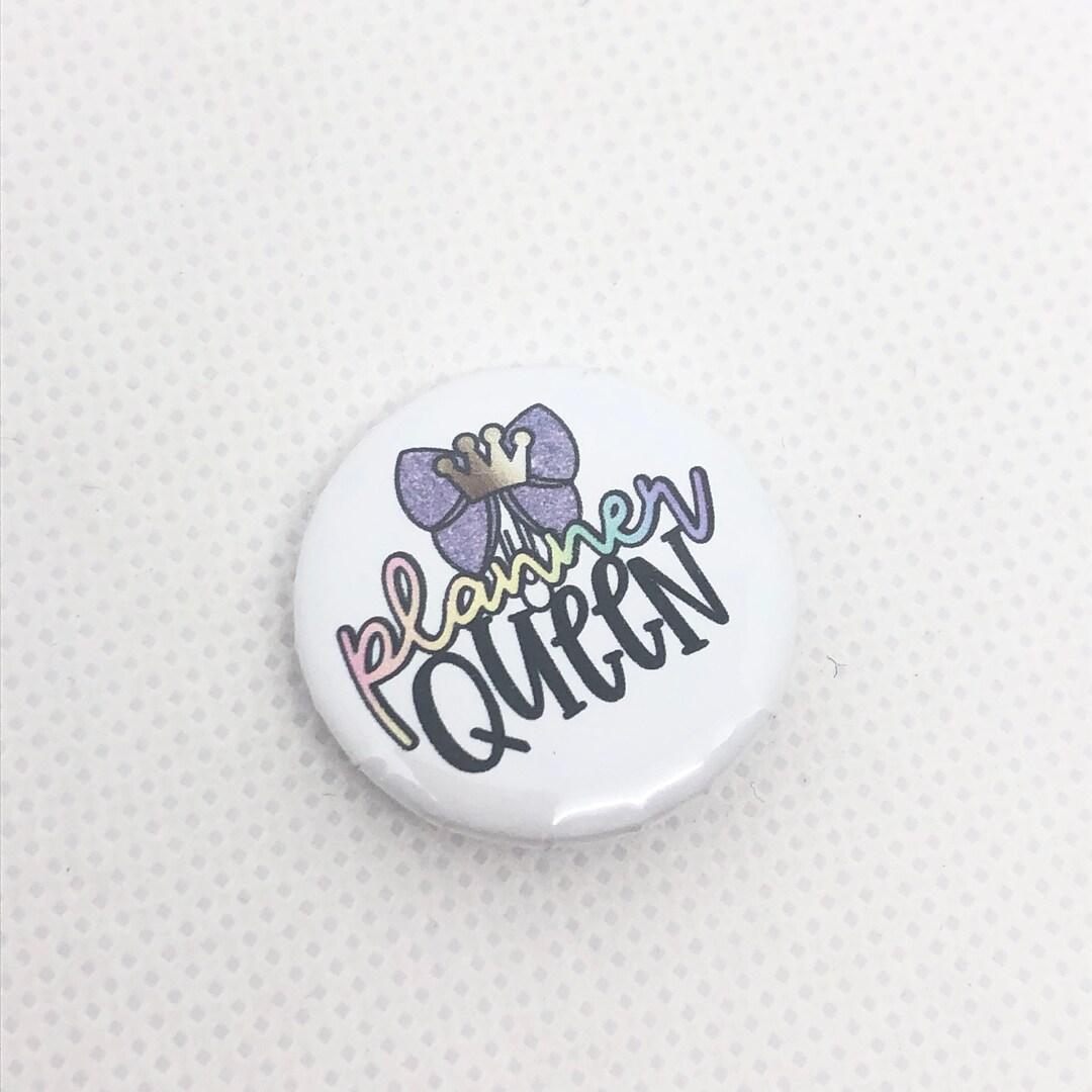 Planner Queen Pin - Etsy