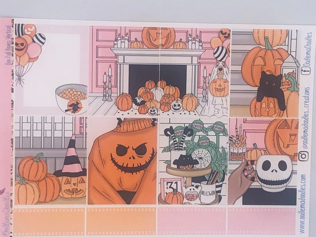 Boo Vertical Weekly Kit - Etsy