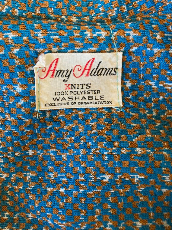 RARE Vintage 60's Amy Adams Women's Medium Teal Blue … - Gem
