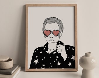 Elton John Print | Etsy