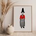 Welsh Lady Print Welsh Gift Traditional Welsh Costume Wales - Etsy UK