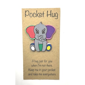 Pocket Hug Elephant Pocket Hug Pocket Pet Pocket Buddy - Etsy