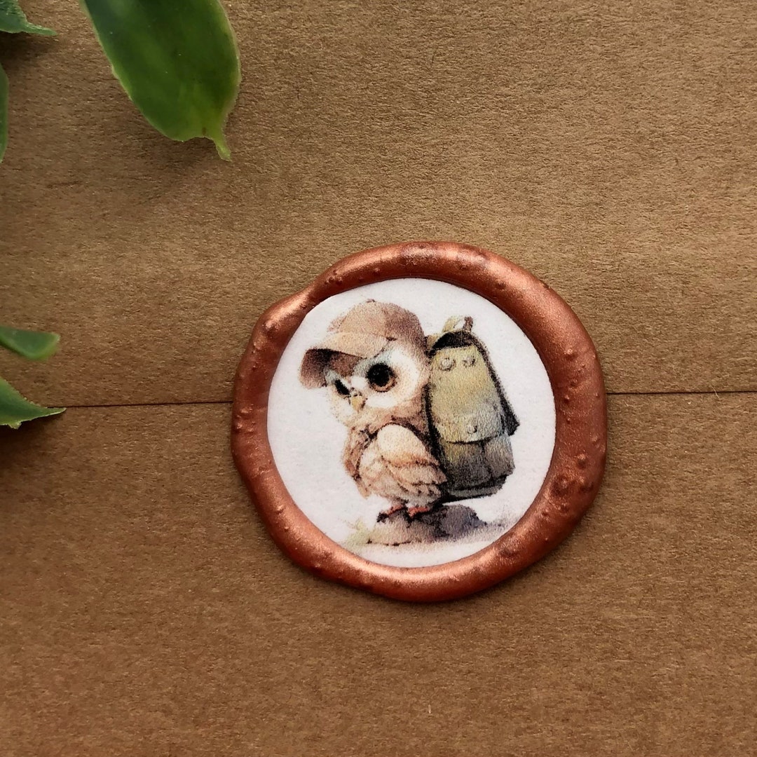 Premade Forest Animal Wax Envelope Seals, Forest Animal Wax Seals, Self ...