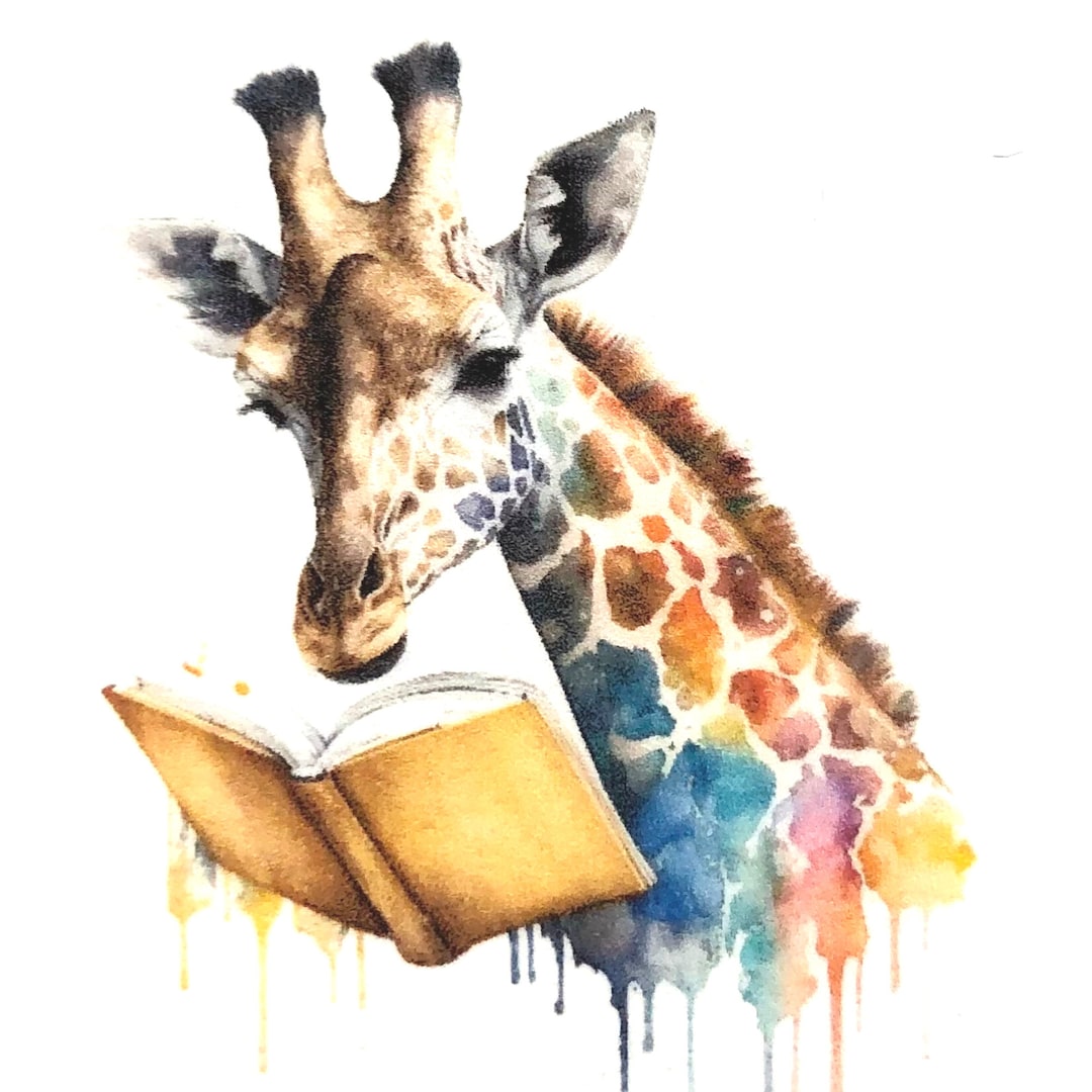 Giraffe Laminated Bookmark, Cat Laminated Bookmark, Bear Bookmark ...