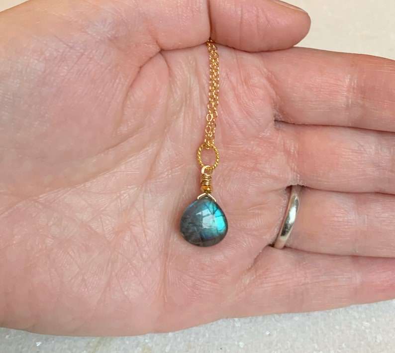 Labradorite pendant necklace / Labradorite jewellery / | Etsy
