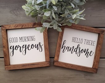 Good Morning Handsome | Etsy