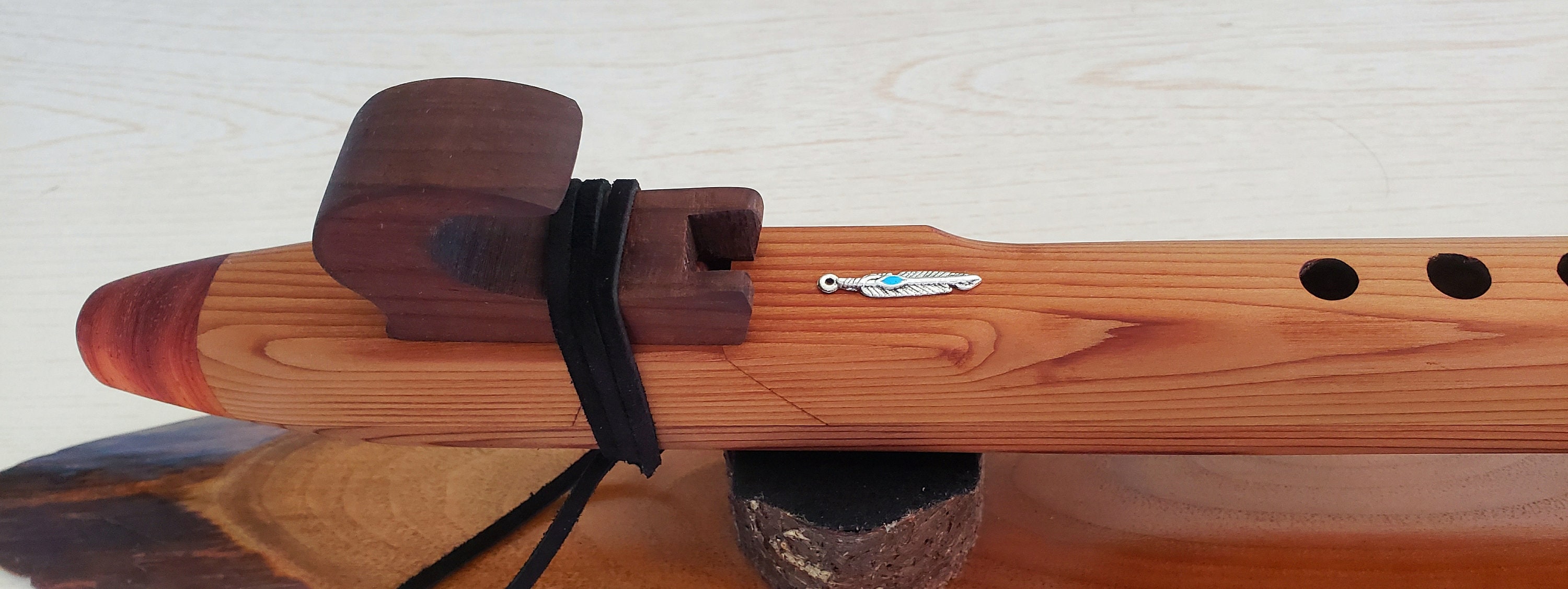 Native American Flute - WESTERN CEDAR WOOD - Key of F Sharp - Etsy