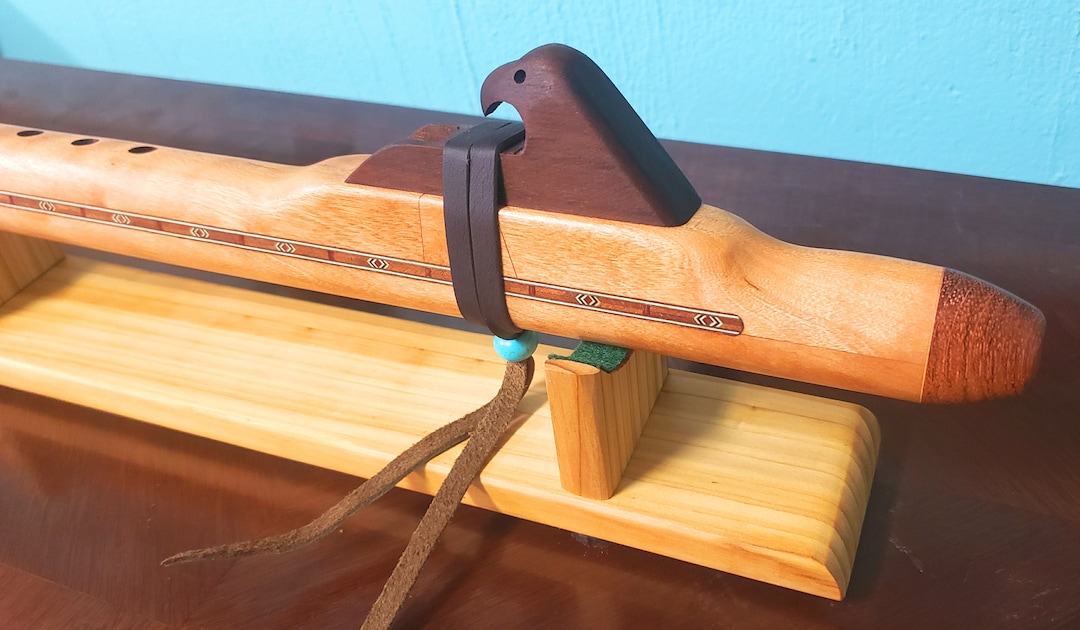 Native American Flute - Solid Cherry Wood - Key of F ...awesome Sound ...