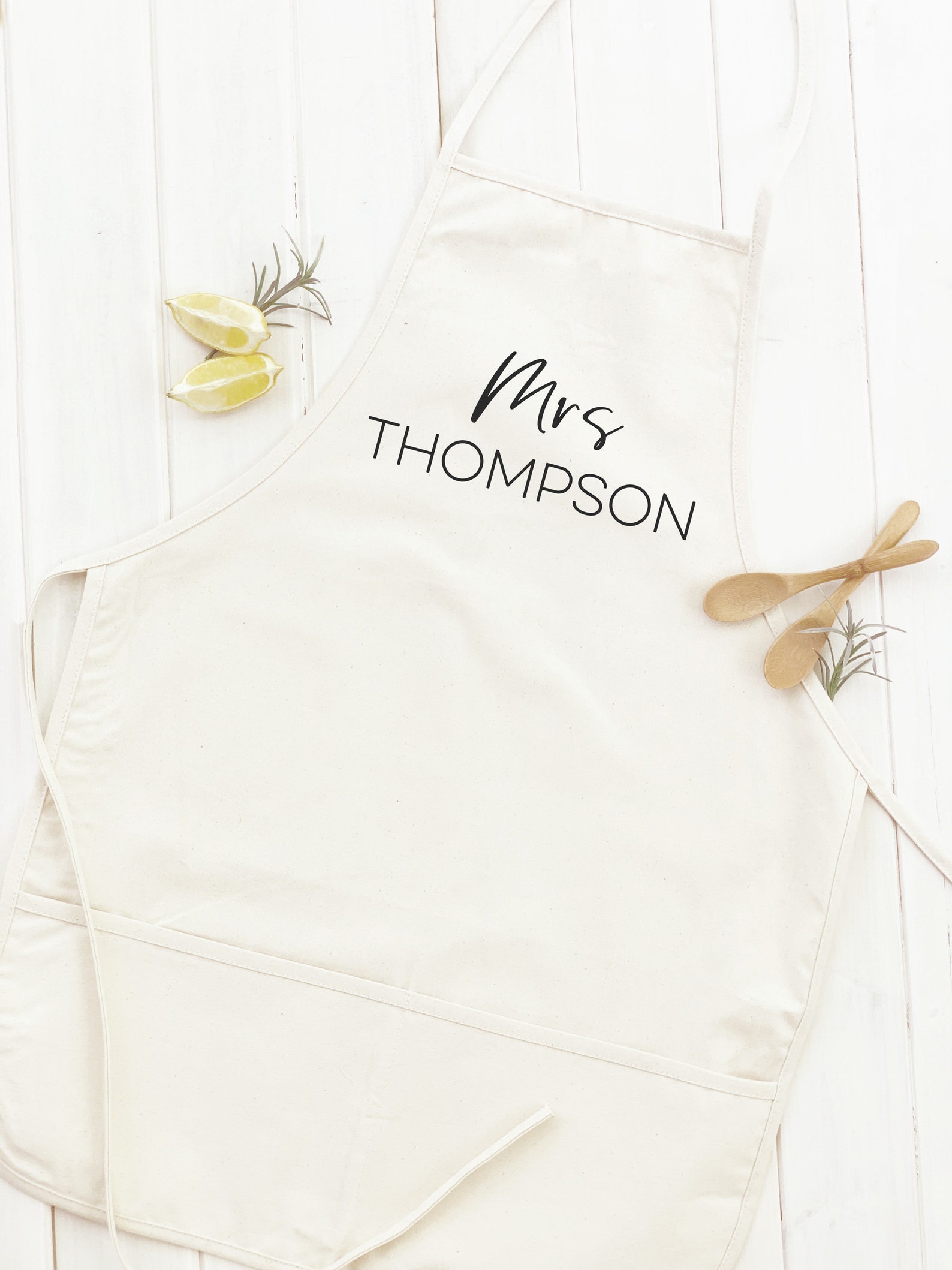 Personalized Apron for Her, Monogrammed Apron, Wedding Gift, Bridal ...