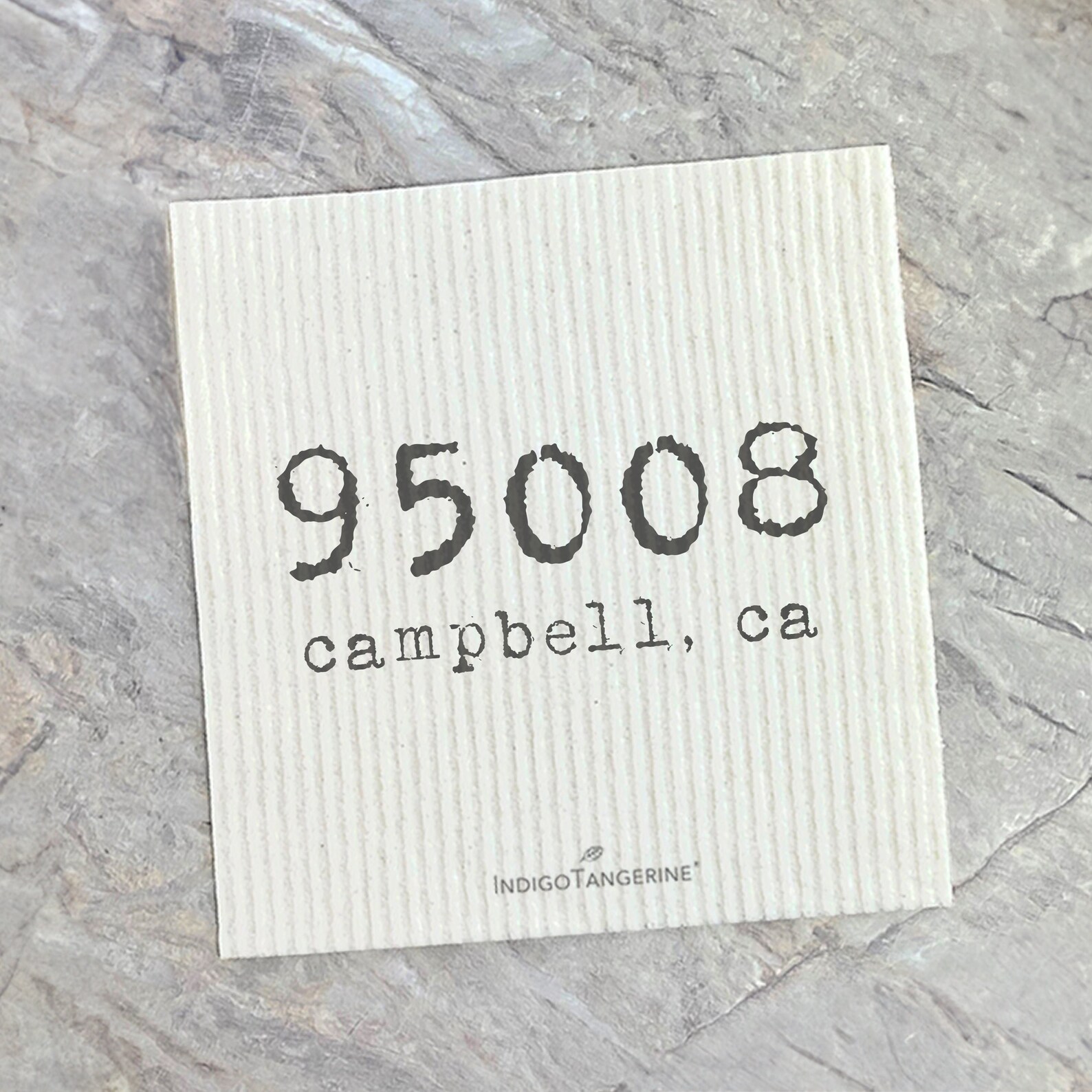 Customizable Zip Code - Swedish Dish Cloth, Custom Dish Cloth, Reusable ...