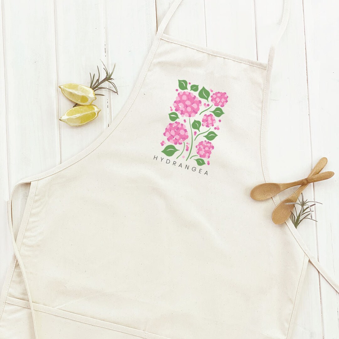 Hydrangea (garden Edition) - Women's Apron, Gift for Her, Cooking Apron ...