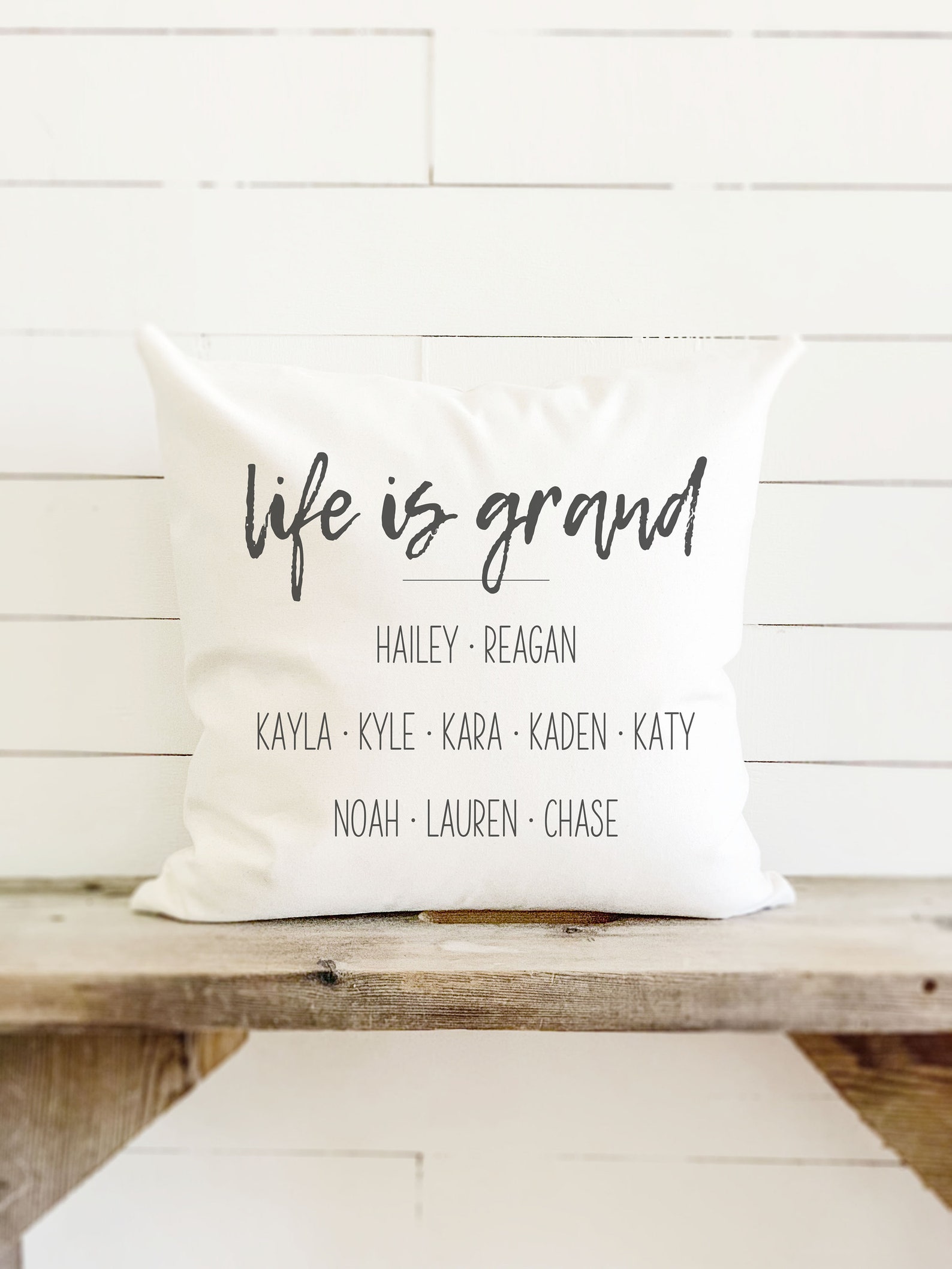 Life is Grand Customizable Grandparents With Grandchildren - Etsy