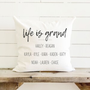 Life is Grand Customizable Grandparents With Grandchildren - Etsy