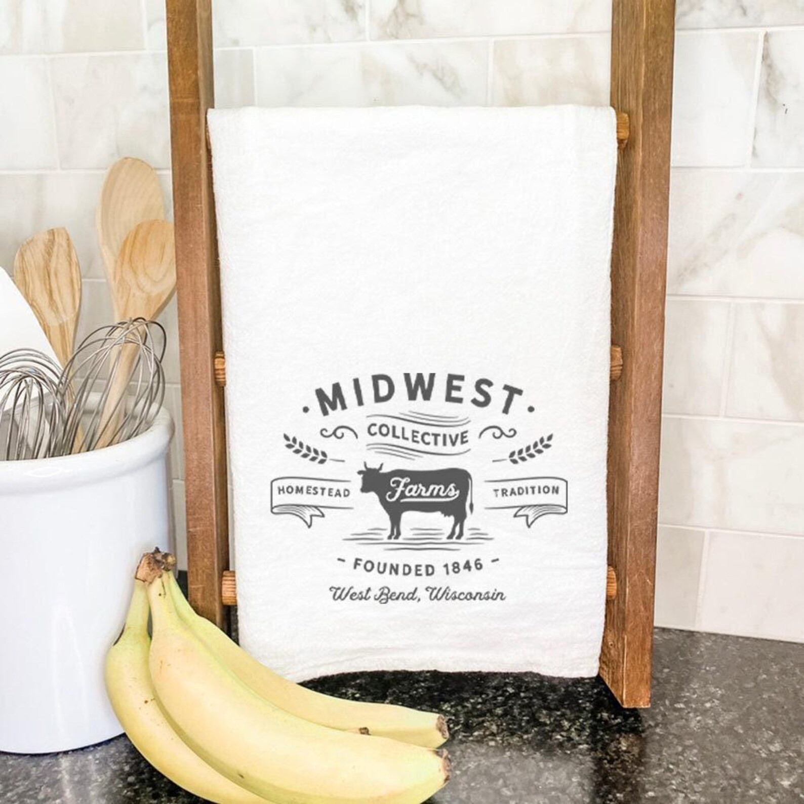 Regional Collective Custom - Cotton Tea Towel, Flour Sack Towel ...