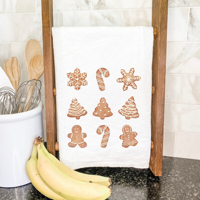 Gingerbread Kitchen Towel - Etsy