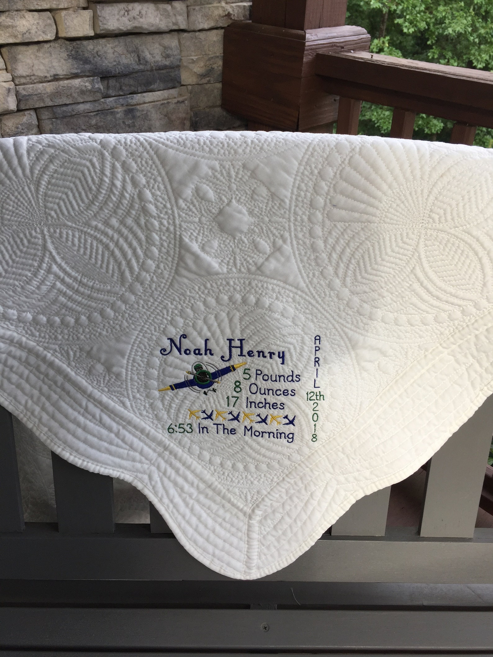 Personalized Baby Quilt - Etsy