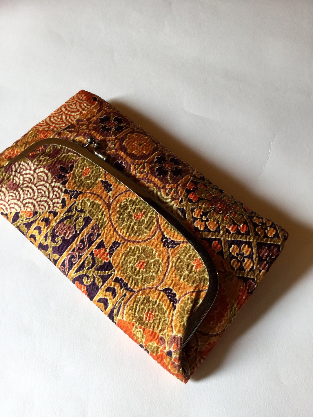 Vintage 50’s Flowered Silk Cocktail Bag Evening Bag Pochette - Etsy