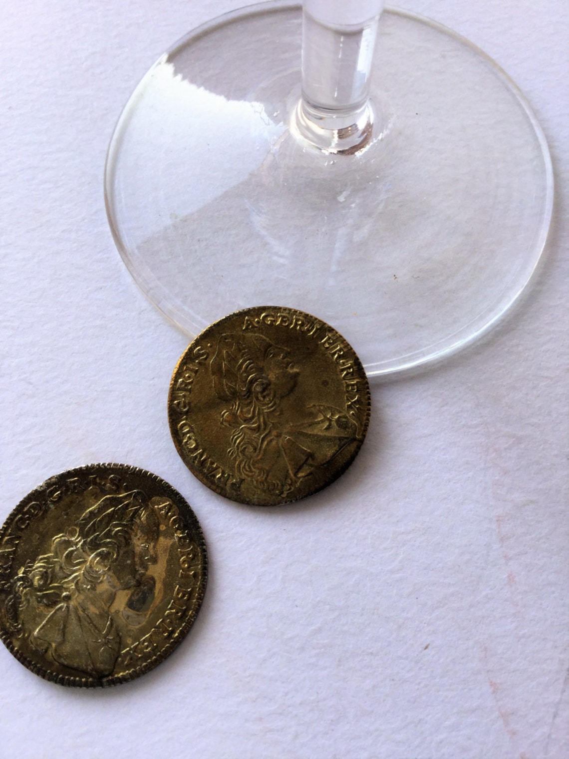 Vintage Small Coin Golden Coin Collector - Etsy