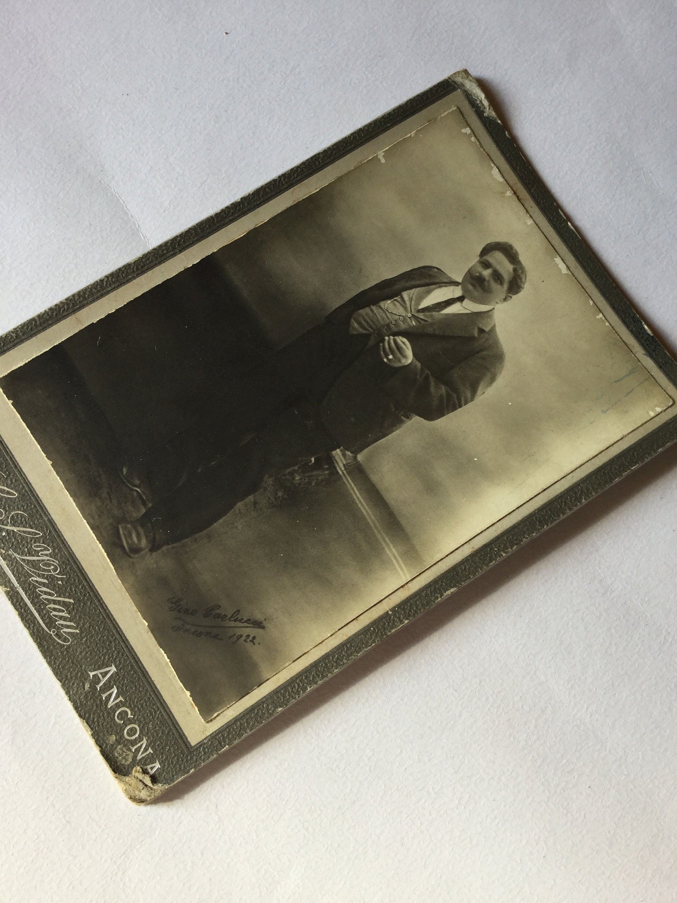 Antique Victorian Old Photo Fat Gentleman Smoking 1800 | Etsy