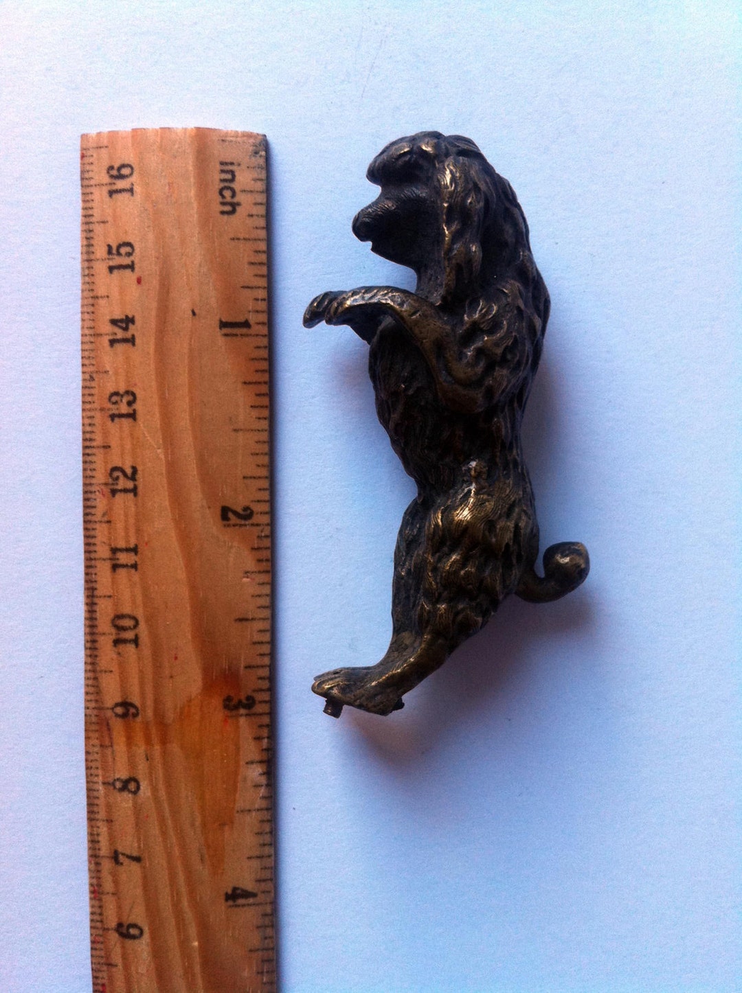 Victorian Bronze Dog's Small Victorian Figurine Statues, Bronze Dog - Etsy