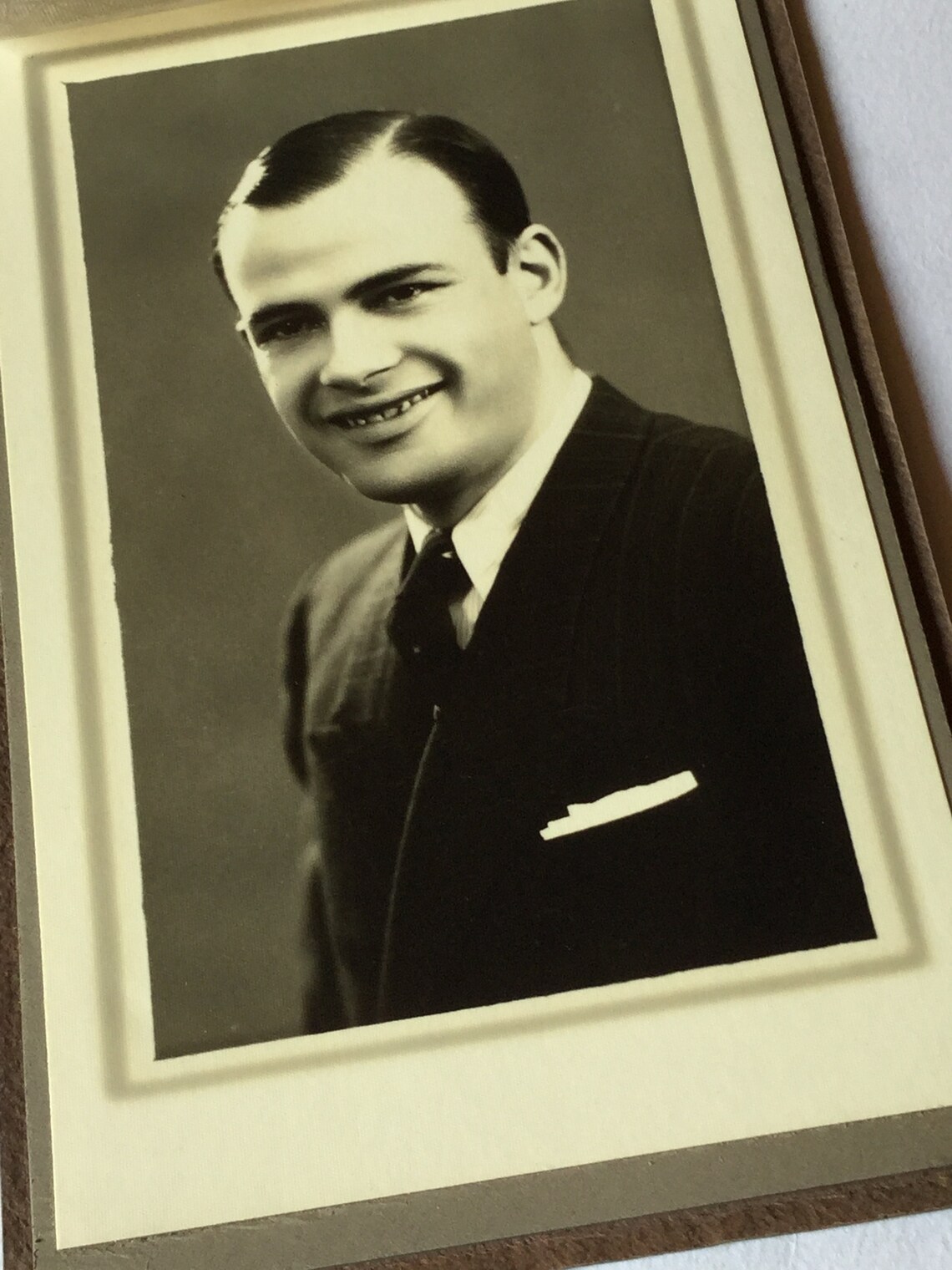 Vintage Old Photo Portrait Sephia Young Boy 1930 - Etsy