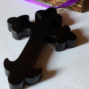 Vintage Victorian Style Mourning Gothic Medieval Cross Pendant | Etsy